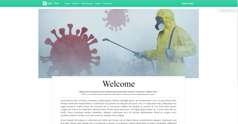 Download Sanitization Management System Project in PHP with Source Code ... Download Sanitization Management System Project in PHP with Source Code ...