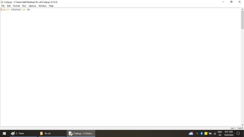 Python Program To Basic New Tw Cal Design Using The Python Tkinter Kashipara