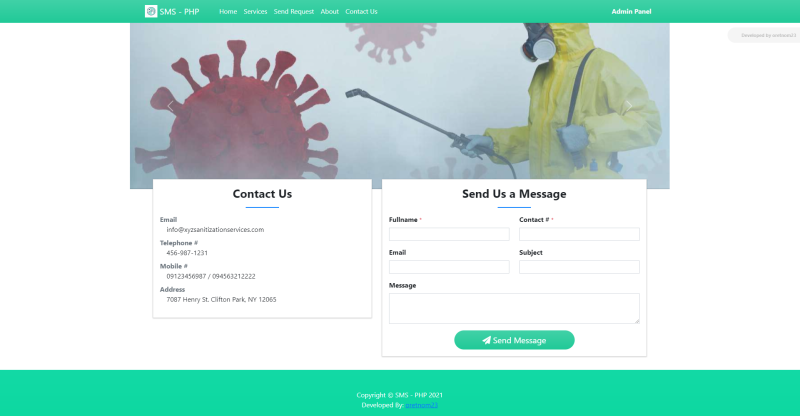 Download Sanitization Management System Project in PHP with Source Code ... Download Sanitization Management System Project in PHP with Source Code ...