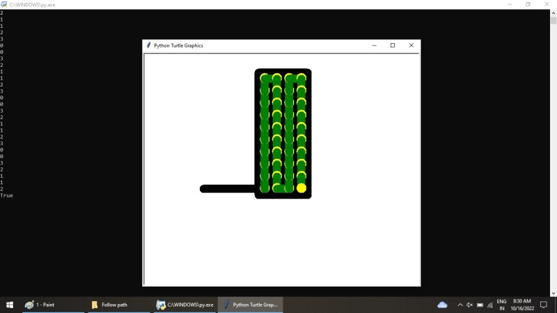 Python Program To Basic New Follow Path Design Using The Python Tkinter Kashipara