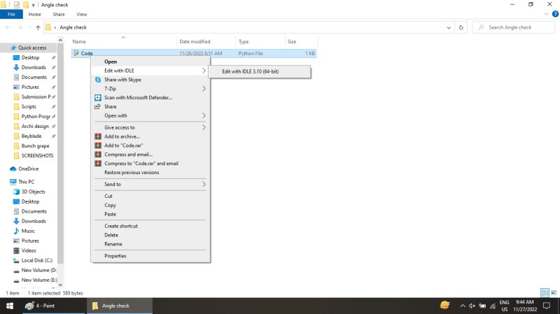 Python Program To Basic New Angle Check Design Using The Python Tkinter Kashipara