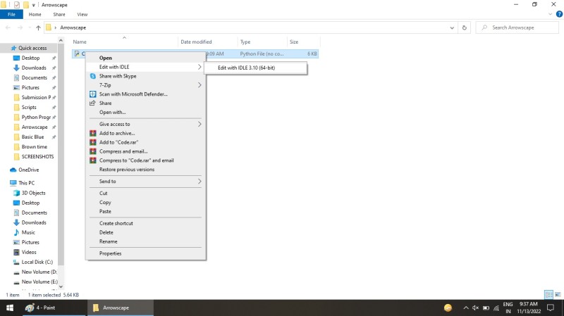 Python Program To Basic New Arrowscape Design Using The Python Tkinter Kashipara