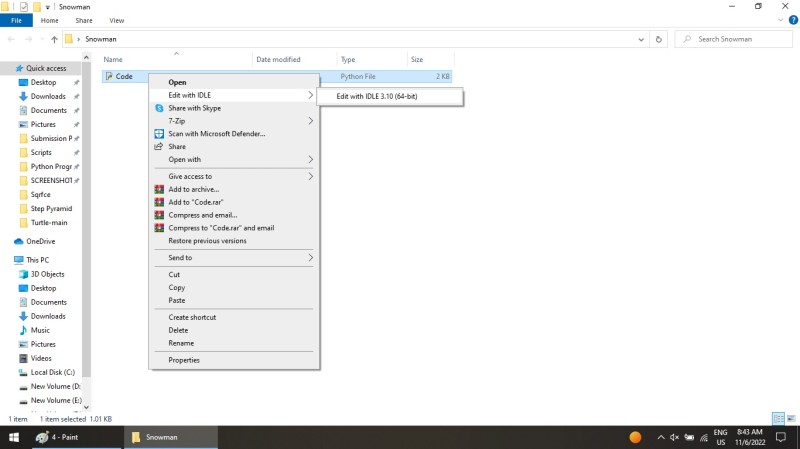 Python Program To Basic New Snowman Design Using The Python Tkinter Kashipara
