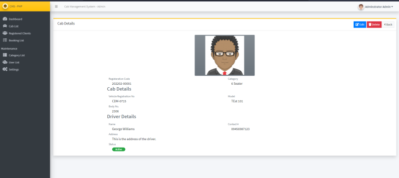 Download Cab Management System Project in PHP with Source Code and ... Download Cab Management System Project in PHP with Source Code and ...
