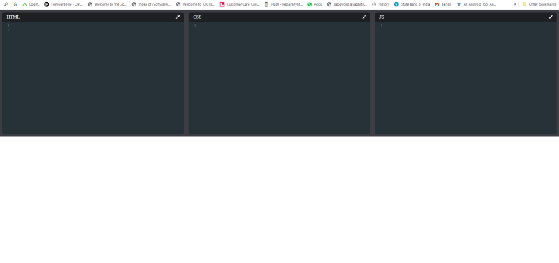 Download Codepen Cloneonline Code Editor Project In React Js With Source Code And Report