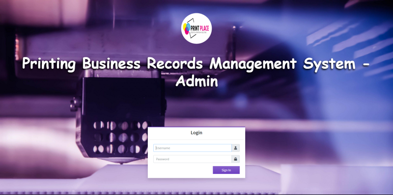 Download Printing Business Records Management System Project in PHP ... Download Printing Business Records Management System Project in PHP ...
