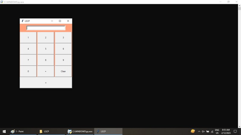 Python Program To Basic New Tkinter Lscp Using The Python Tkinter Kashipara