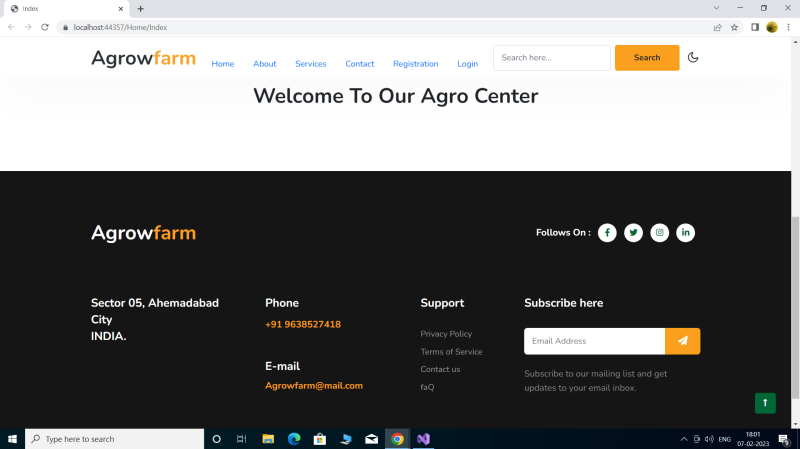 Organic Based Agro Center Project in C# .NET with Source Code and ...